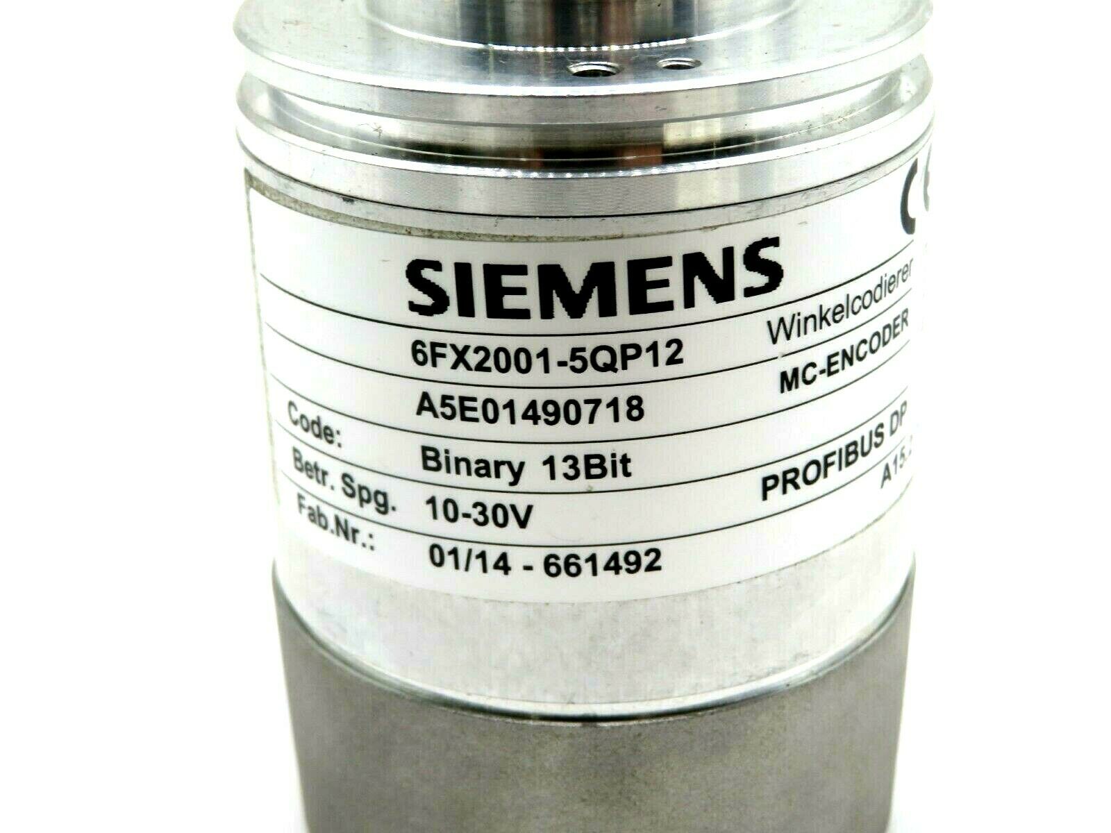 NEW SIEMENS 6FX2001-5QP12 ENCODER 6FX20015QP12 - SB Industrial Supply, Inc.