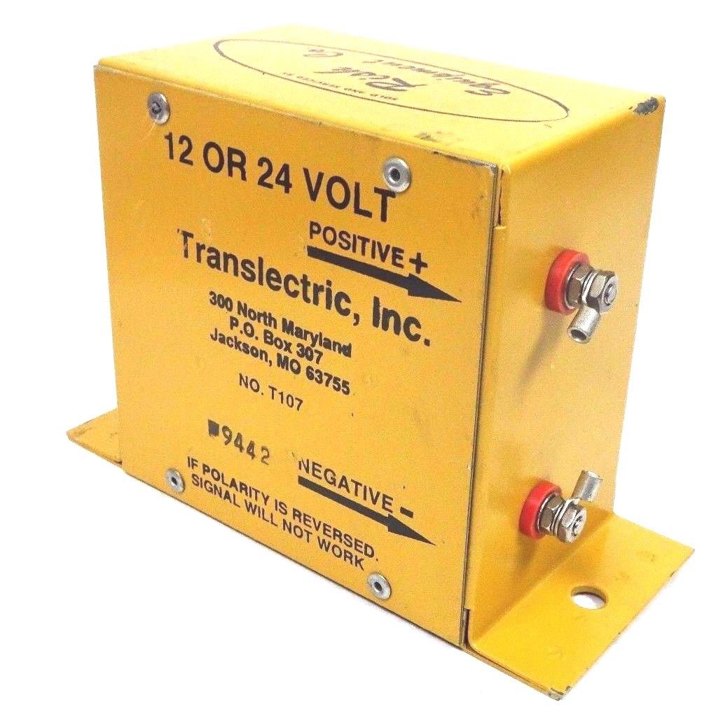 NEW TRANSELECTRIC INC T107 12 OR 24 VOLT BACK UP SIGNAL - SB Industrial ...