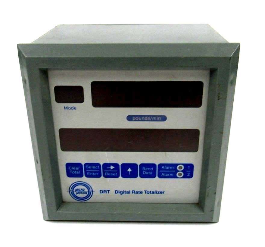 USED MICRO MOTION DRT1NA1ER DIGITAL RATE TOTALIZER - SB Industrial ...