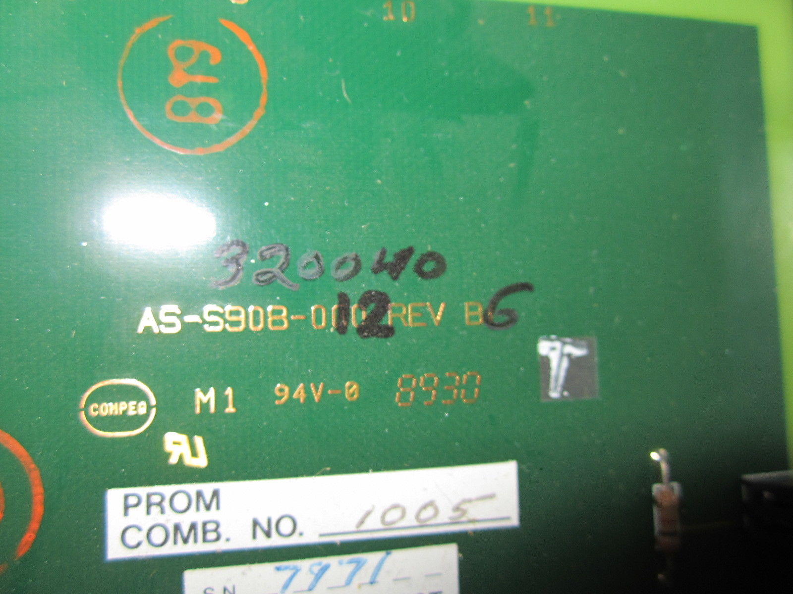 USED MODICON AS-S908-012 PROCESSOR MODULE REV.B6 ASS908012 - SB ...