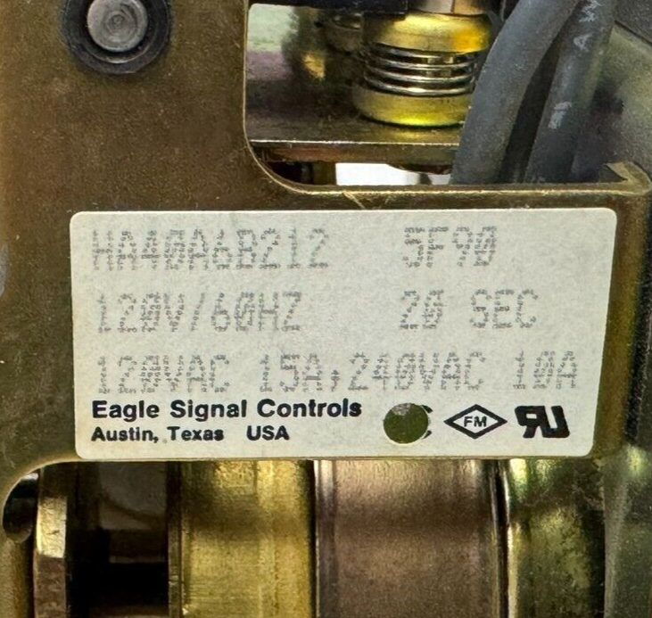 NEW EAGLE SIGNAL CONTROLS HA40A6B212 TIMER 120V/60HZ 20-SEC. - SB ...