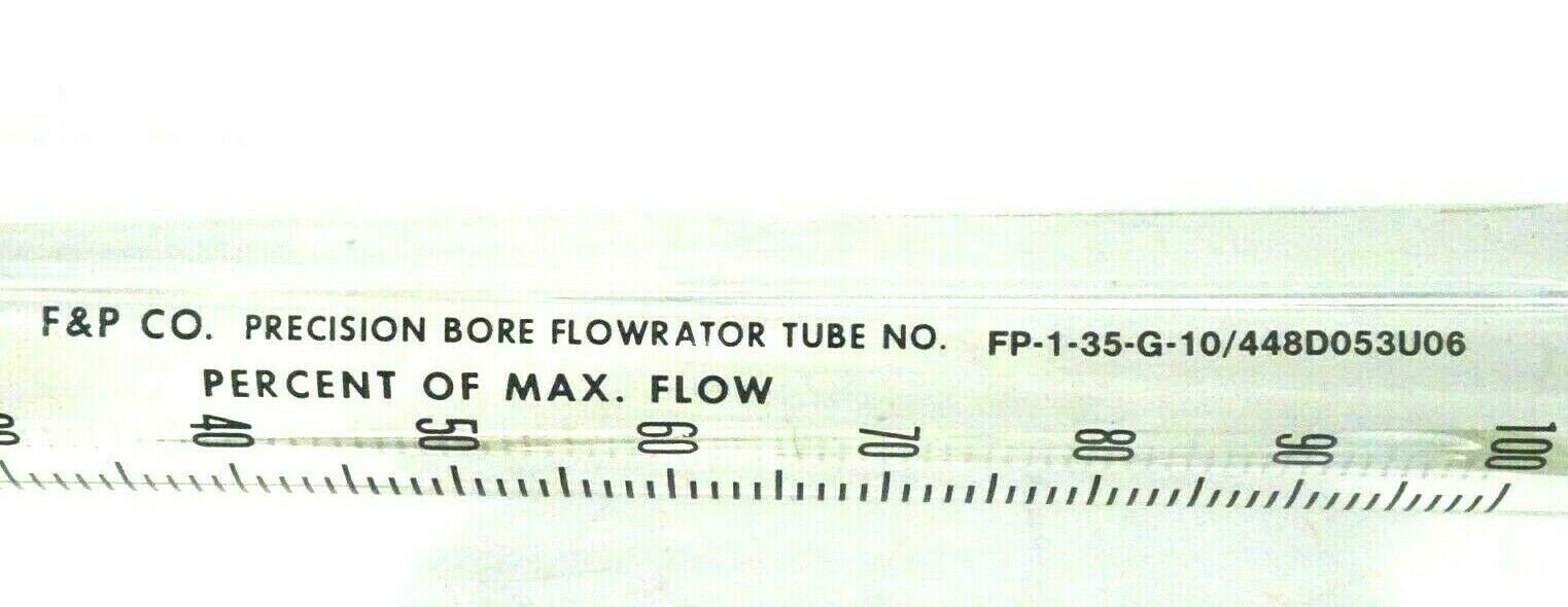 NEW FISCHER & PORTER FP-1-35-G-10 /448D053U06 FLOWRATOR TUBE ...