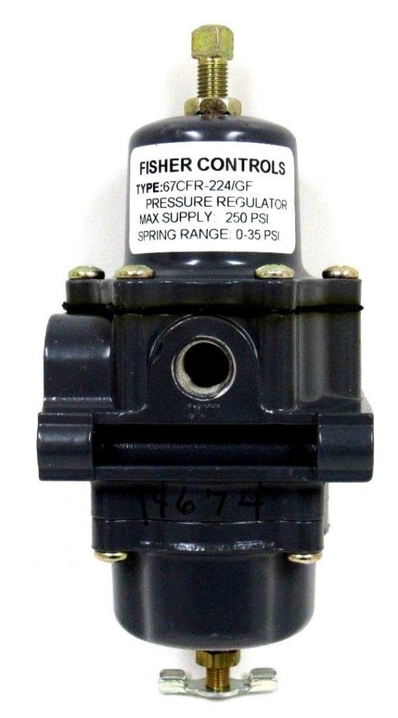 NEW FISHER CONTROLS 67CFR-224/GF PRESSURE REGULATOR 67CFR224GF - SB ...