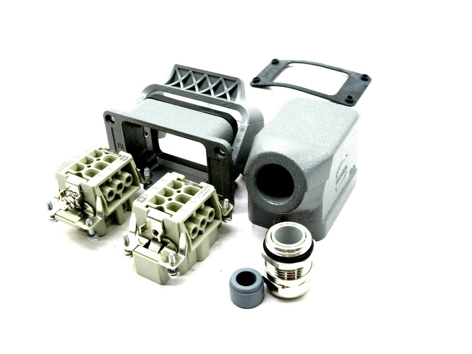 NEW HARTING 10330060000 HAN-KIT 06B 500V 16A - SB Industrial Supply, Inc.