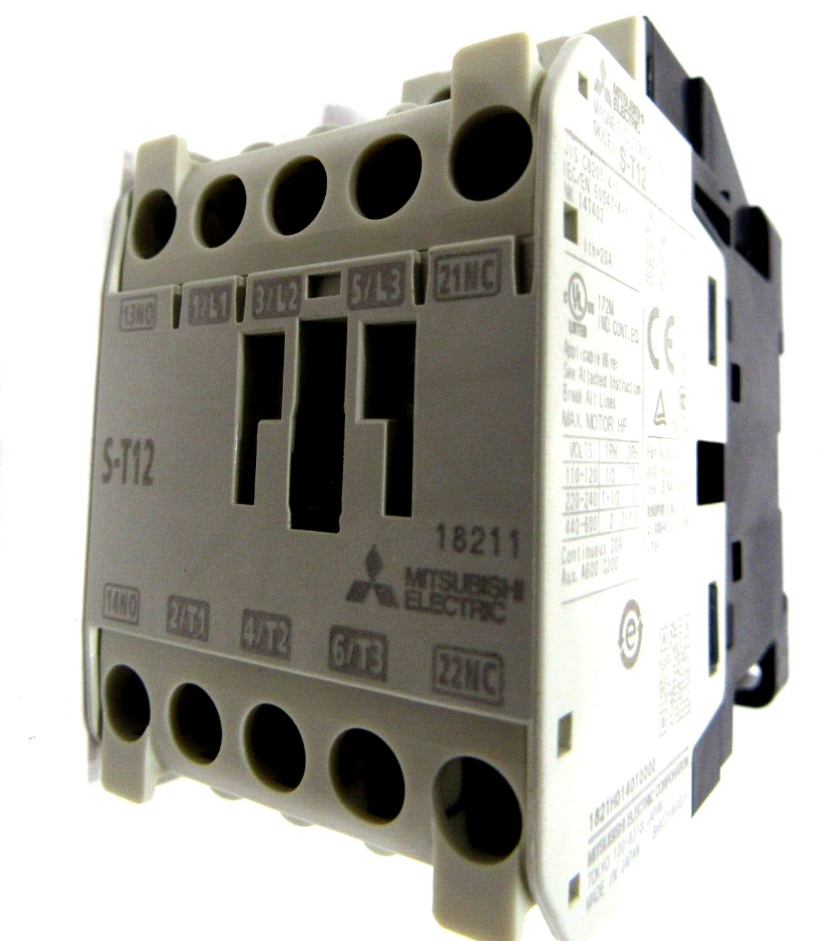 NEW MITSUBISHI S-T12AC100V1A1B CONTACTOR S-T12 ST12AC100V1A1B - SB ...