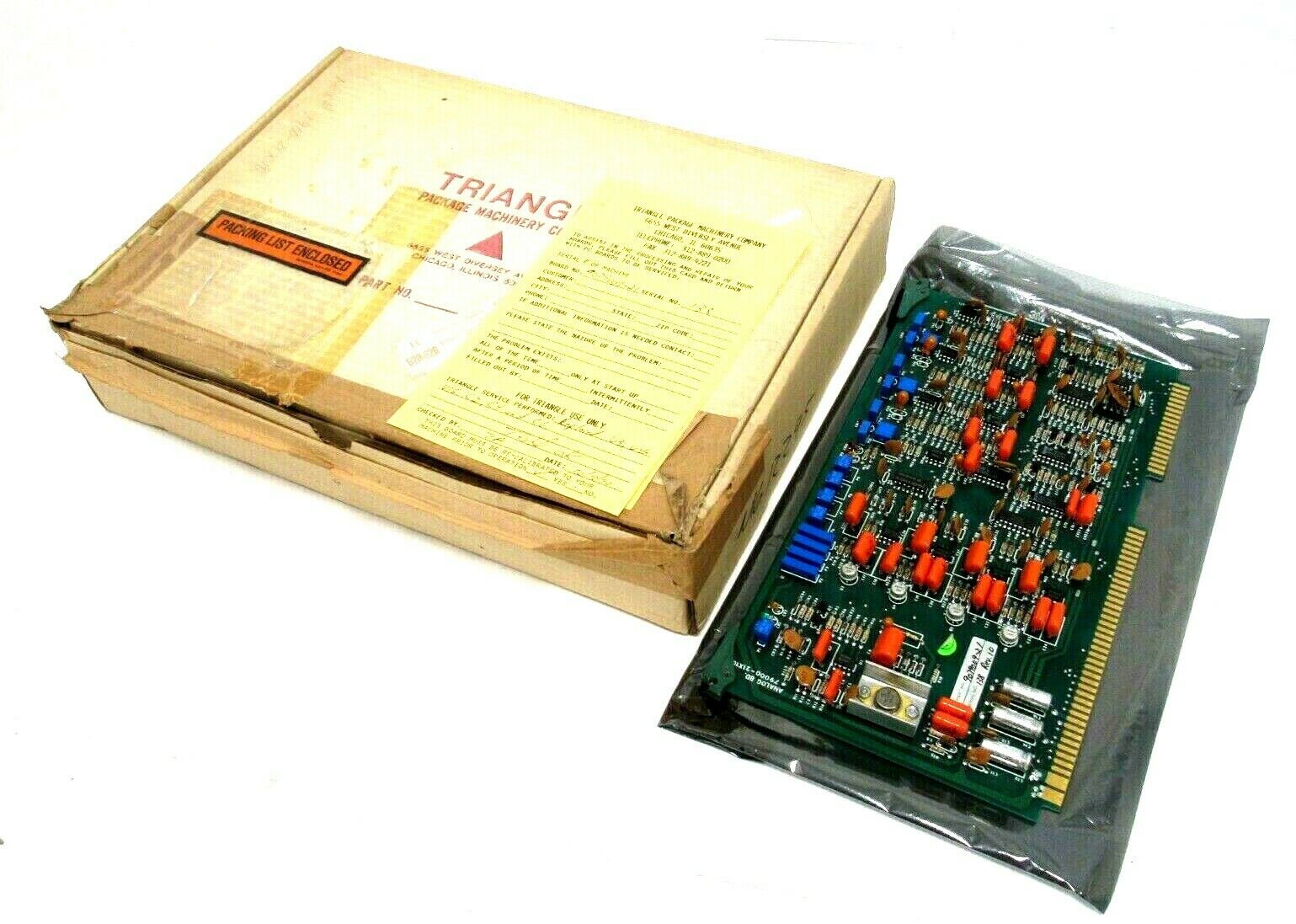 REFURBISHED TRIANGLE MACHINE 9079009-21 CIRCUIT BOARD 79000-21X10 ...