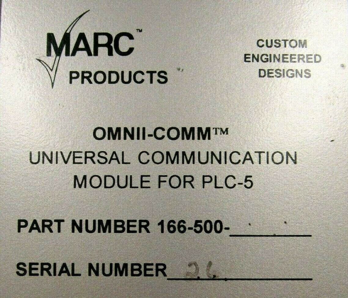 USED MILLIE APPLIED 166-500 UNIVERSAL COMMUNICATION MODULE 166500 - SB ...
