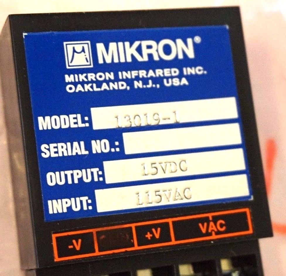 2 NEW MIKRON INFRARED 13019-1 POWER BLOCKS 130191 - SB Industrial ...