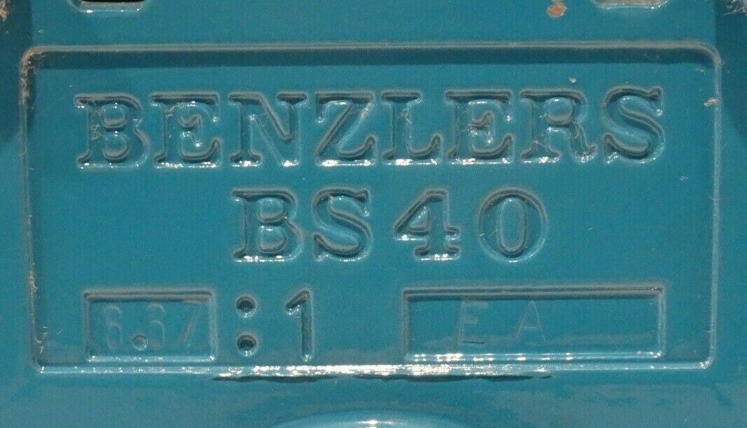 NEW BENZLERS BS40 GEAR REDUCER - SB Industrial Supply, Inc.