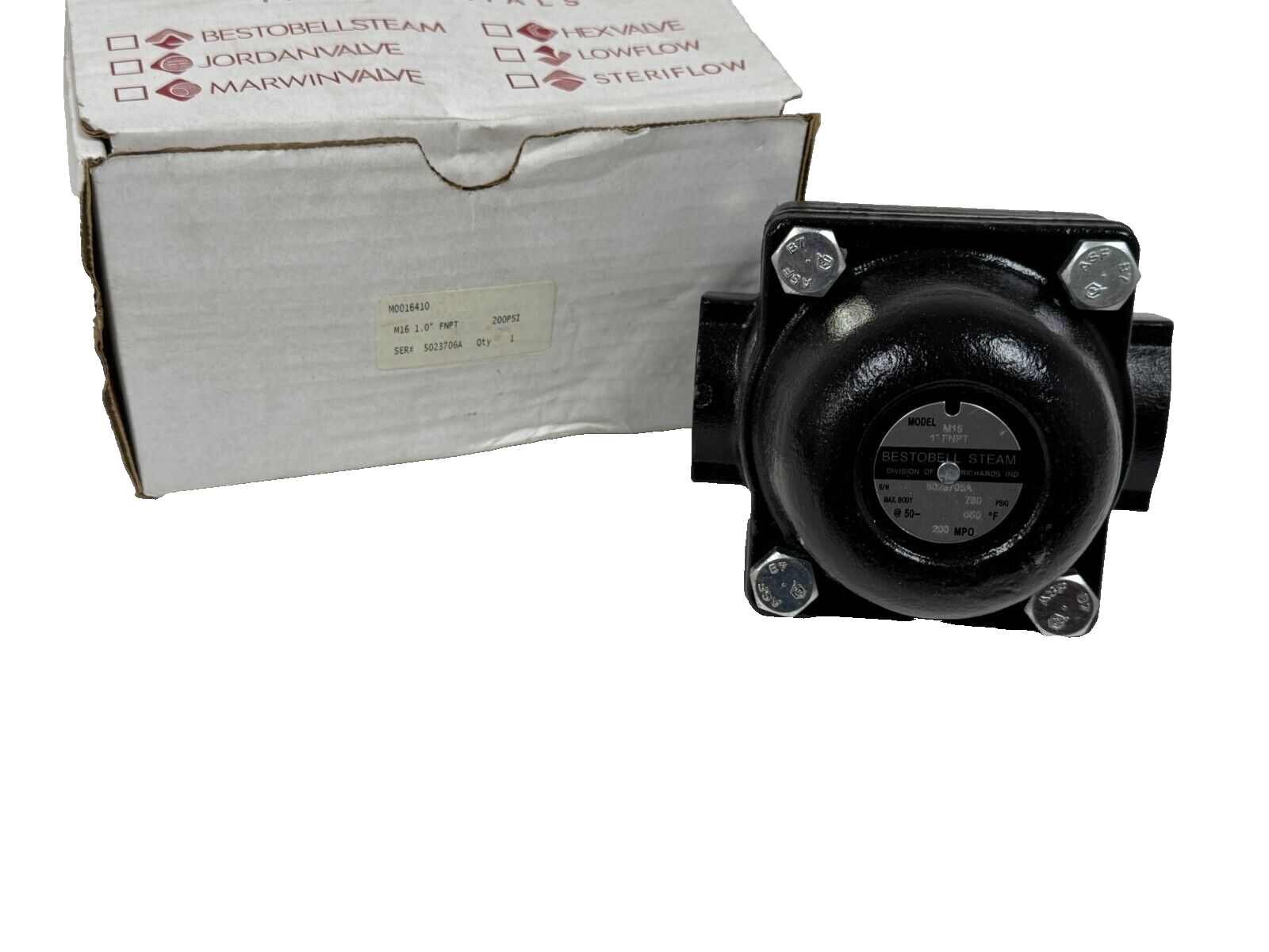 NEW BESTOBELL STEAM MODEL: M16 STEAM TRAP 1.0'' FNPT M0016410 - SB ...