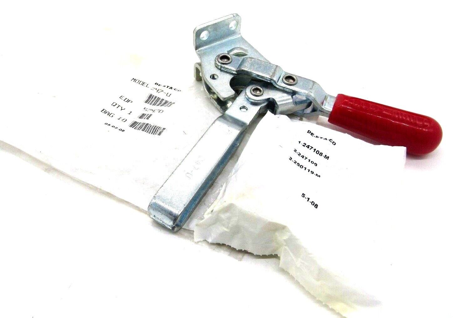 NEW DE-STA-C0 247-U PNEUMATIC CLAMP HOLD DOWN ACTION 247U - SB ...