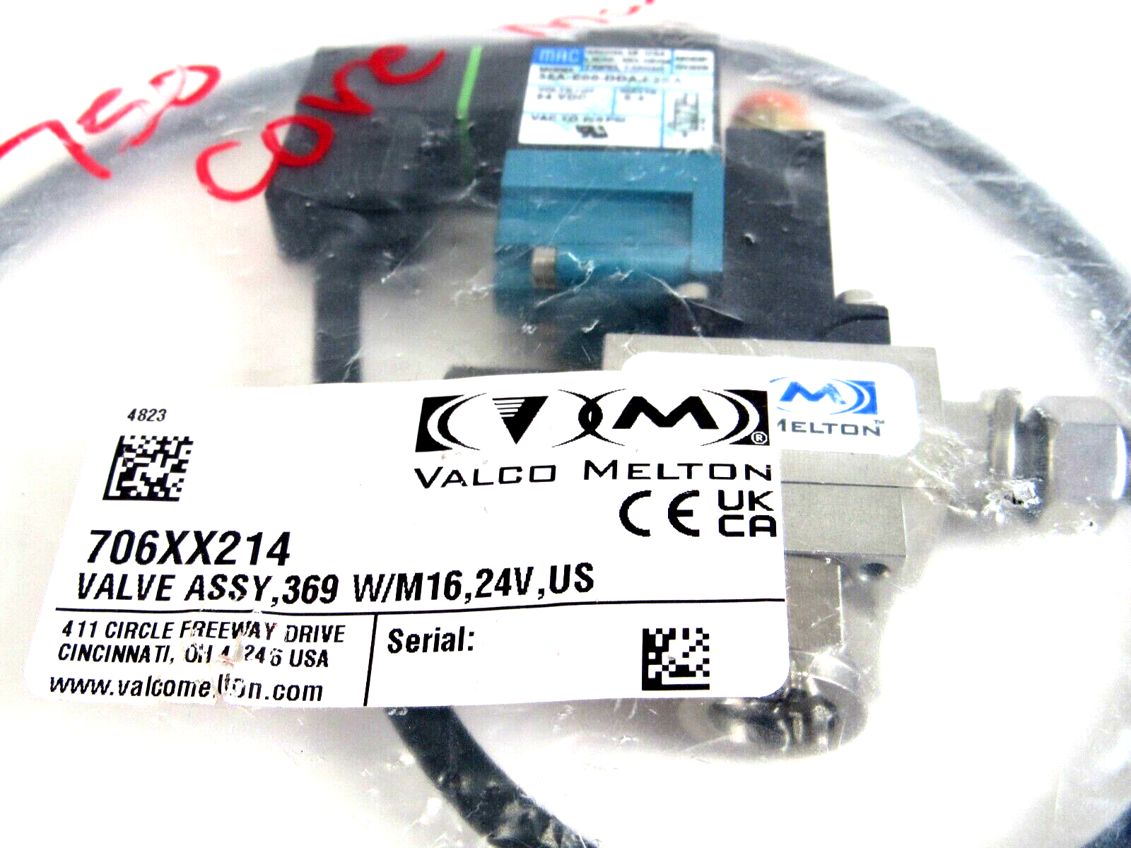 NEW MAC VALVES 35A-E00-DDAJ-2KA SOLENOID VALVE ASSEMBLY 35AE00DDAJ2KA ...