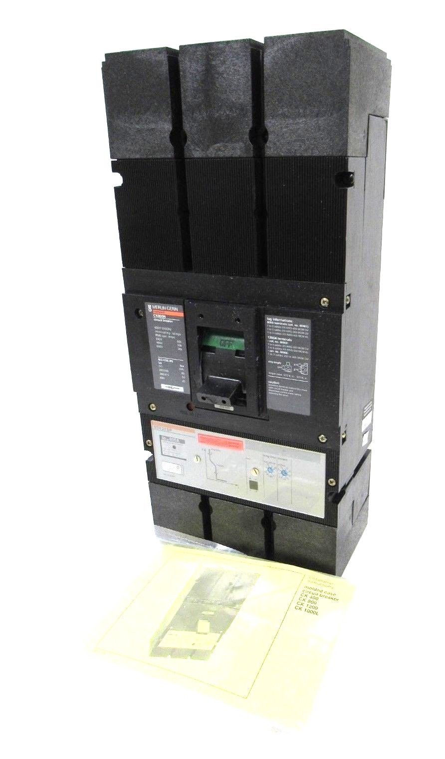 NEW MERLIN GERIN CK800N CIRCUIT BREAKER STR25DP - SB Industrial Supply ...