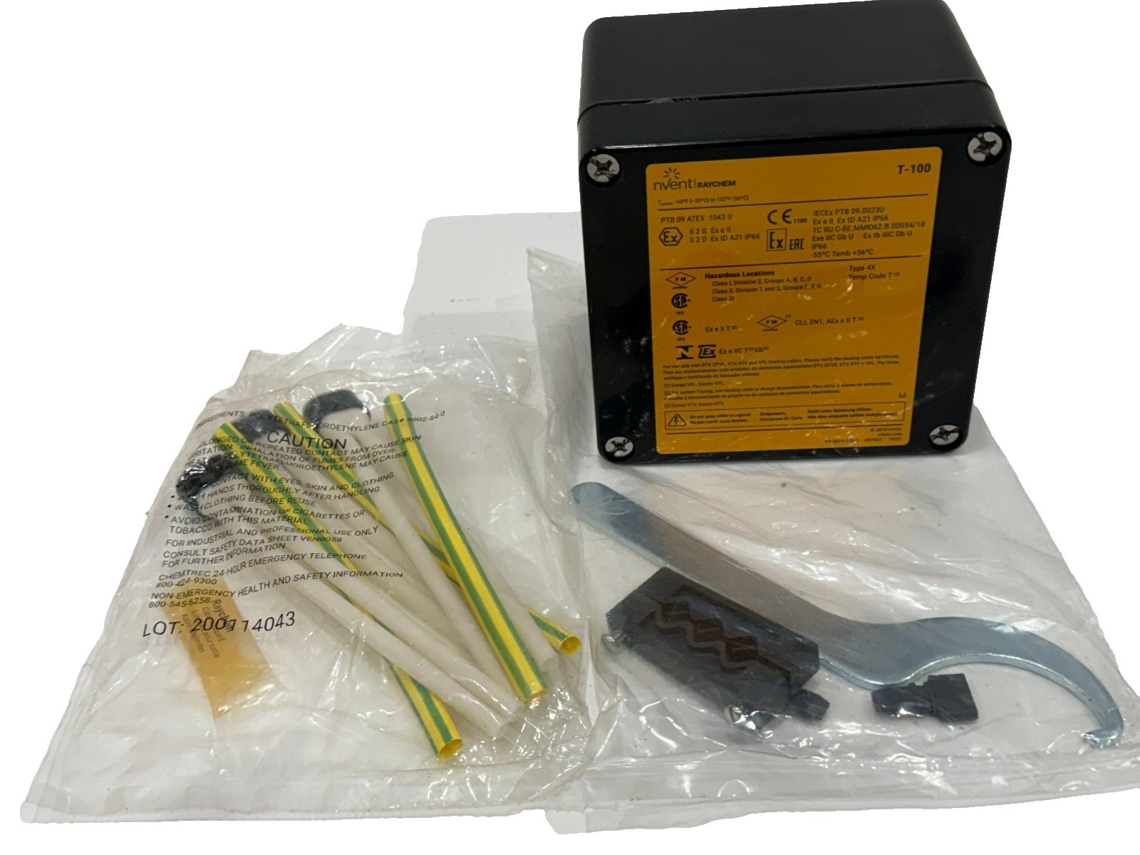NEW RAYCHEM T-100 CONNECTION SPLICE/TEE KIT T100 - SB Industrial Supply ...