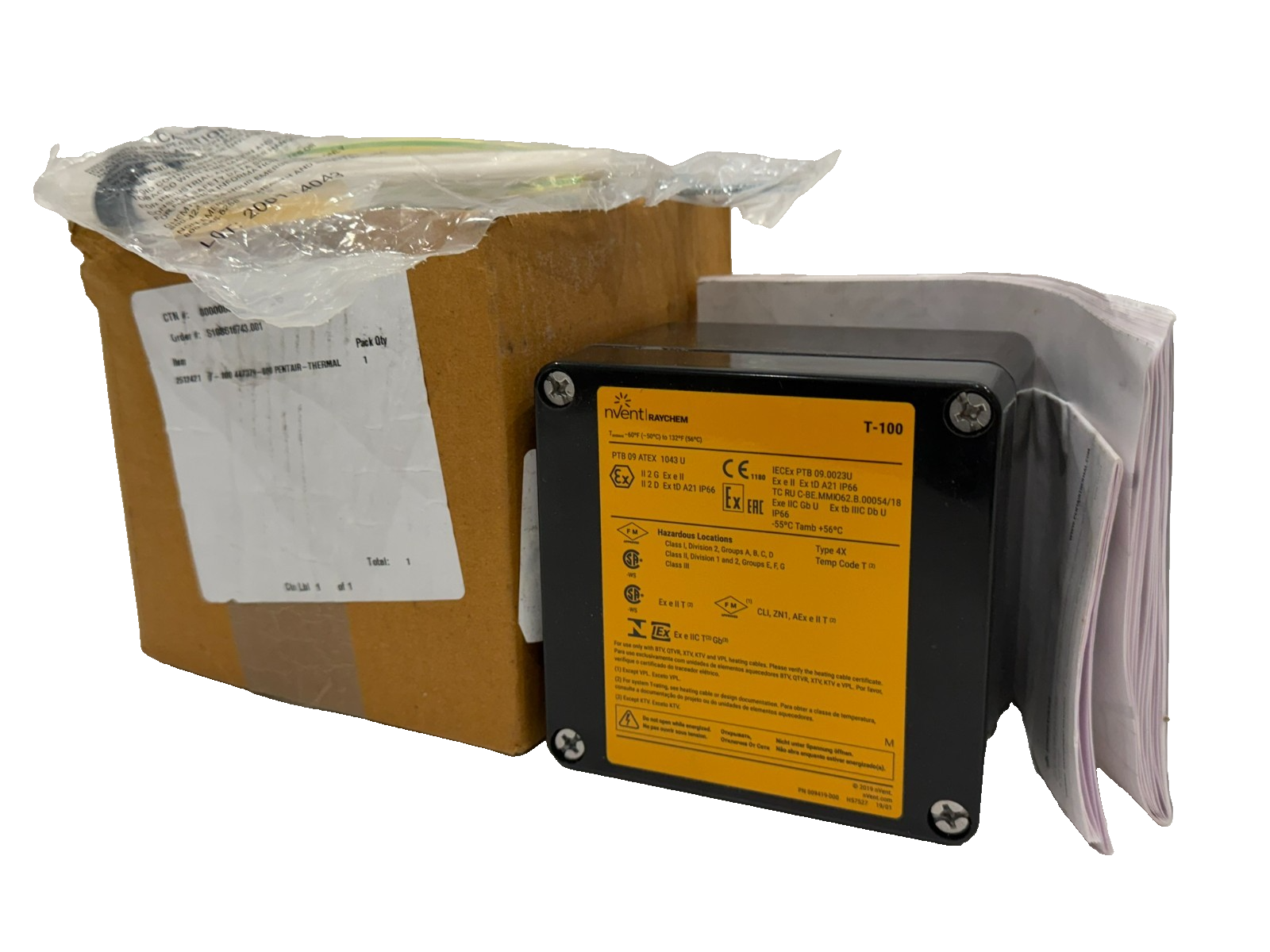 NEW RAYCHEM T-100 CONNECTION SPLICE/TEE KIT T100 - SB Industrial Supply ...