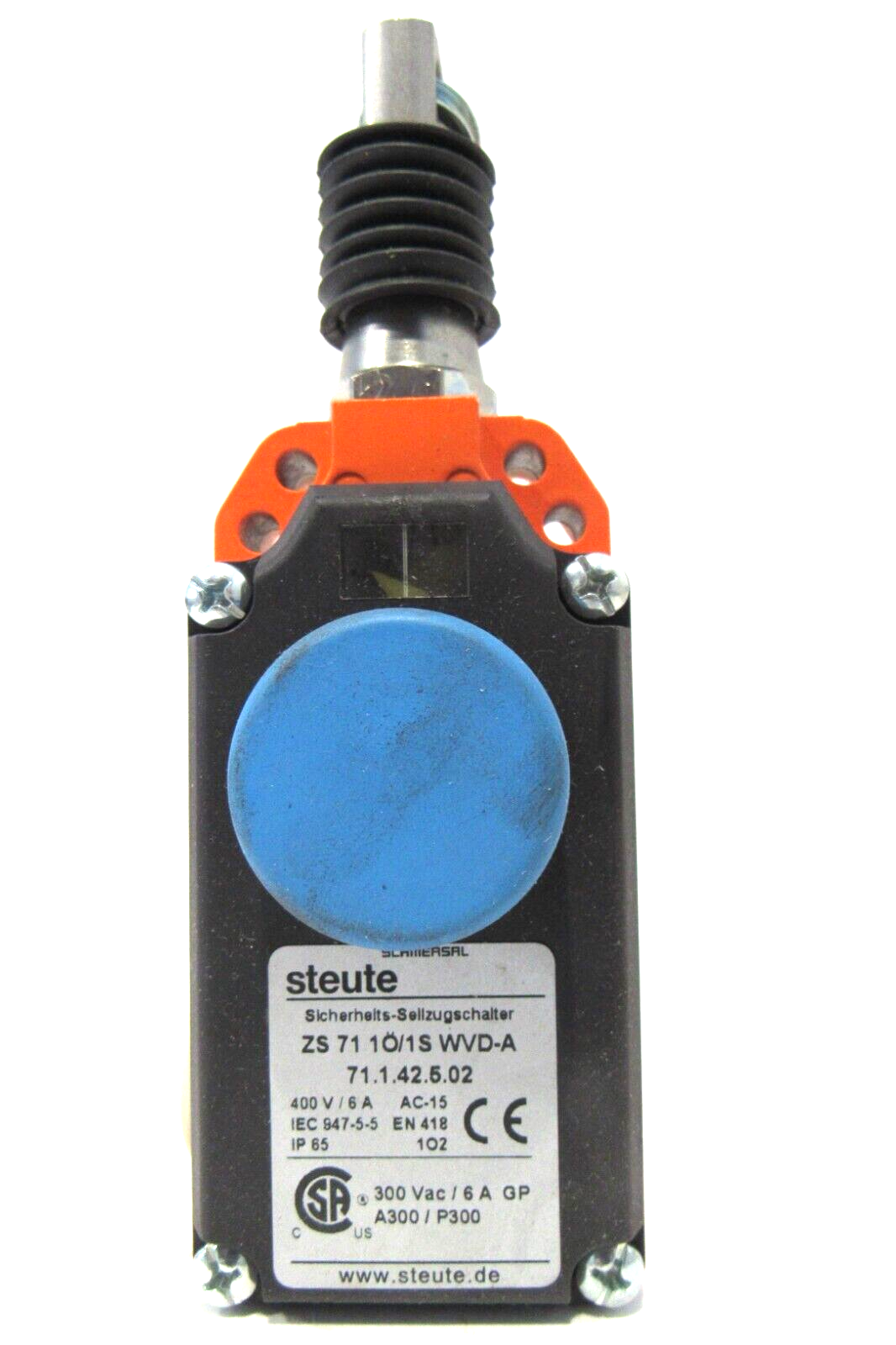 NEW SCHMERSAL ZS 71 1O/1S WVD-A CABLE PULL SWITCH ZS711O1SWVDA - SB ...