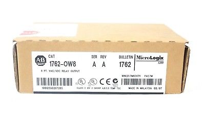 NEW SEALED ALLEN BRADLEY 1762-OW8 OUTPUT MODULE SER.A REV.A 1762OW8 ...