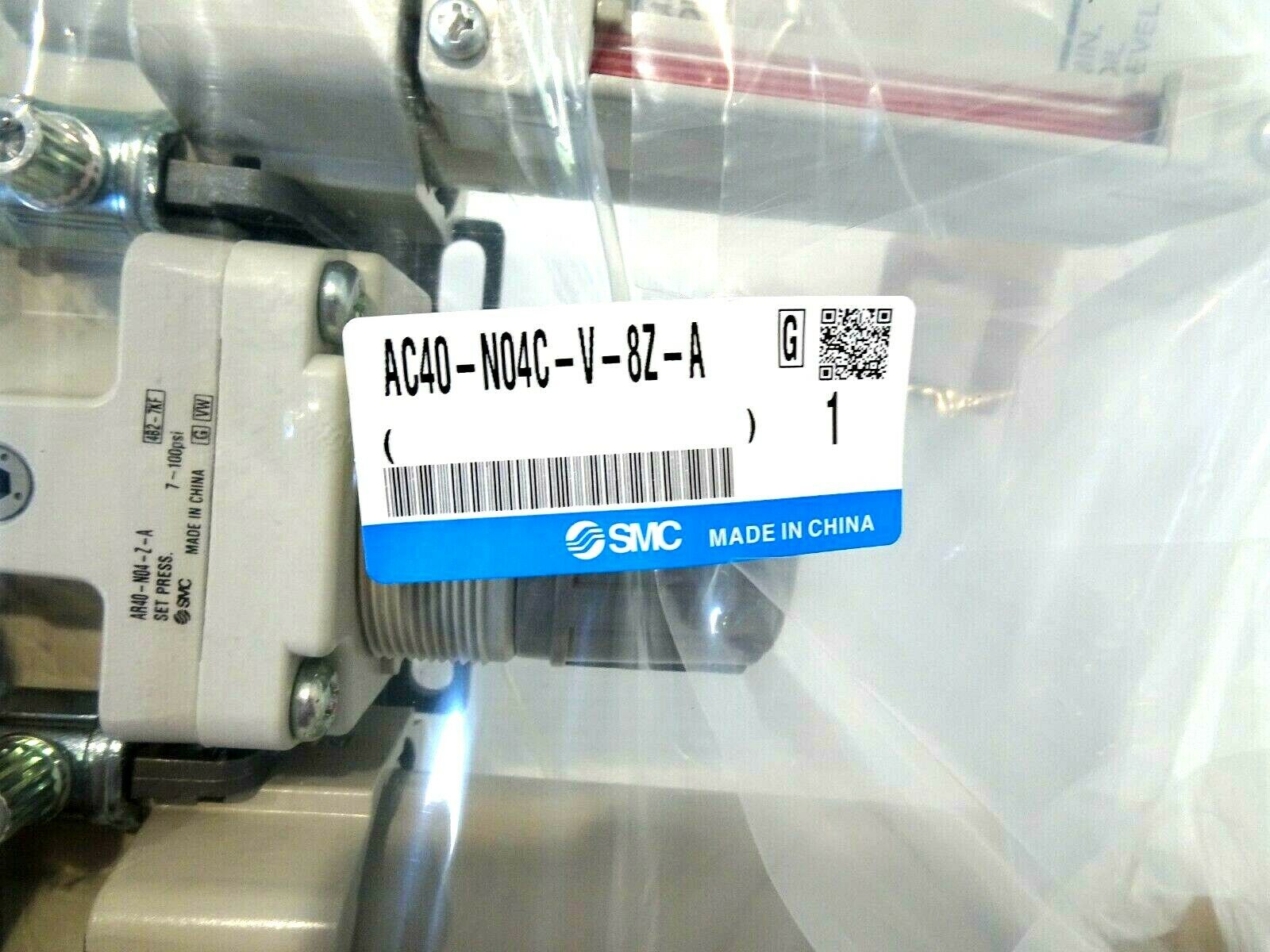 NEW SMC AC40-N04C-V-8Z-A FILTER /REGULATOR /LUBRICATOR COMBO ...