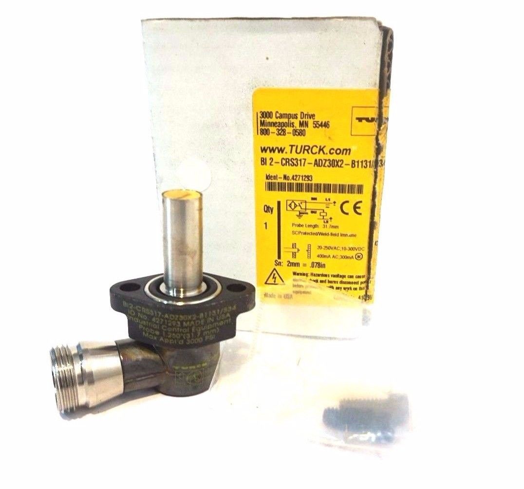 NEW TURCK B12-CRS317-ADZ30X2-B1131/S34 PROXIMITY SWITCH - SB Industrial ...