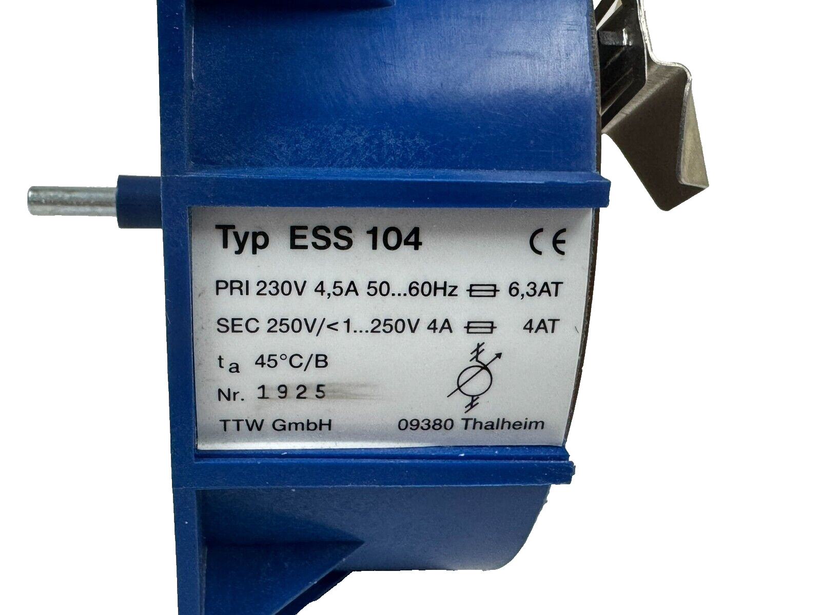 NEW TYPE: ESS-104 VARIABLE TRANFORMER 2001982 - SB Industrial Supply, Inc.