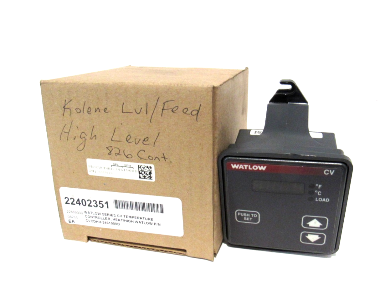 NEW WATLOW CVCDHH-3461900D TEMPERATURE CONTOLLER CVCDHH3461900D - SB ...