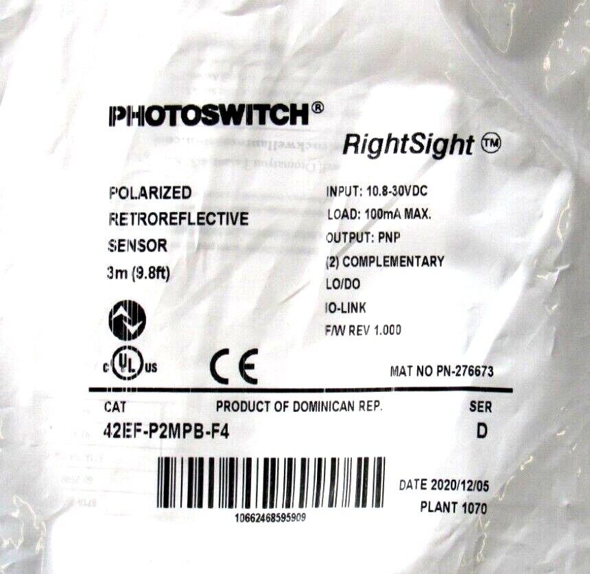LOT OF 11 NEW ALLEN BRADLEY 42EF-P2MPB-F4 PHOTOELECTRIC SENSOR SER.D ...