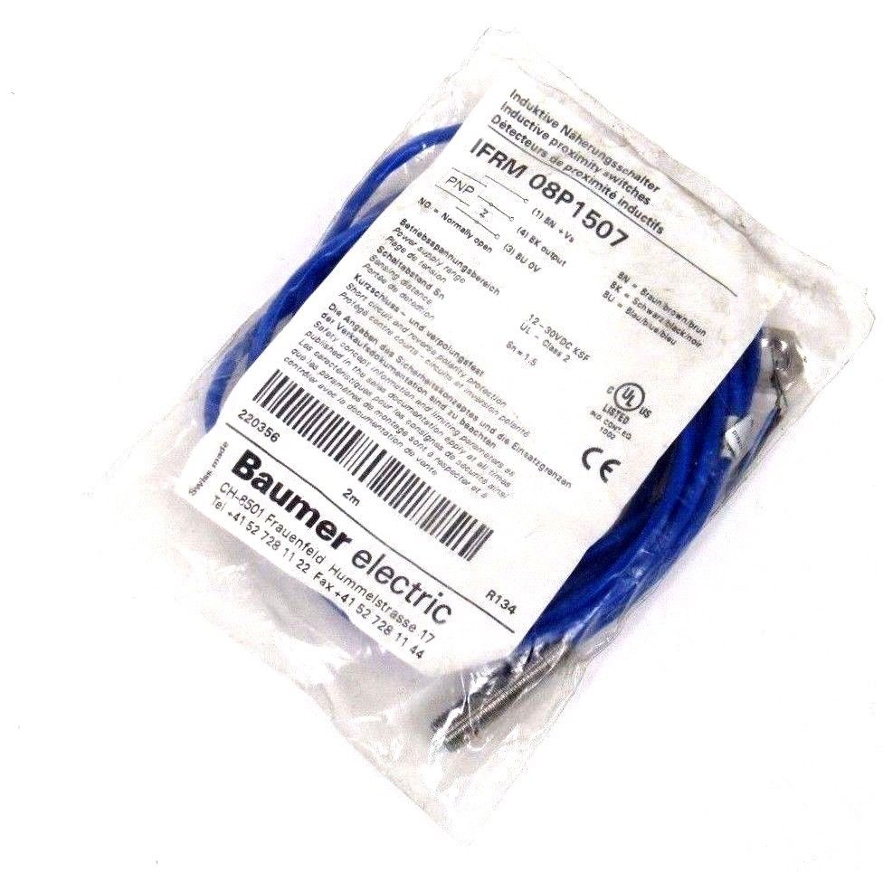 NEW BAUMER IFRM-08P1507 PROXIMITY SENSOR IFRM08P1507 - SB Industrial ...