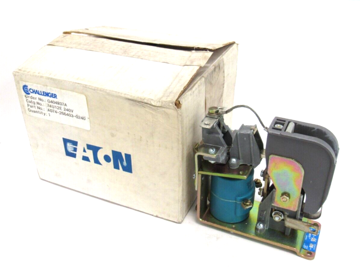NEW EATON 74U12E CHALLENGER CONTACTOR 240V A074-266403-0240 74U-12E ...