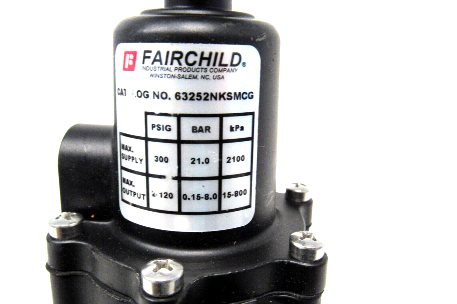 NEW FAIRCHILD 63252NKSMCG FILTER REGULATOR - SB Industrial Supply, Inc.