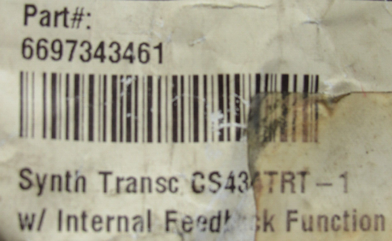 NEW HETRONIC CS434TR SYNTH TRANSC MODULE 6697343461 - SB Industrial ...