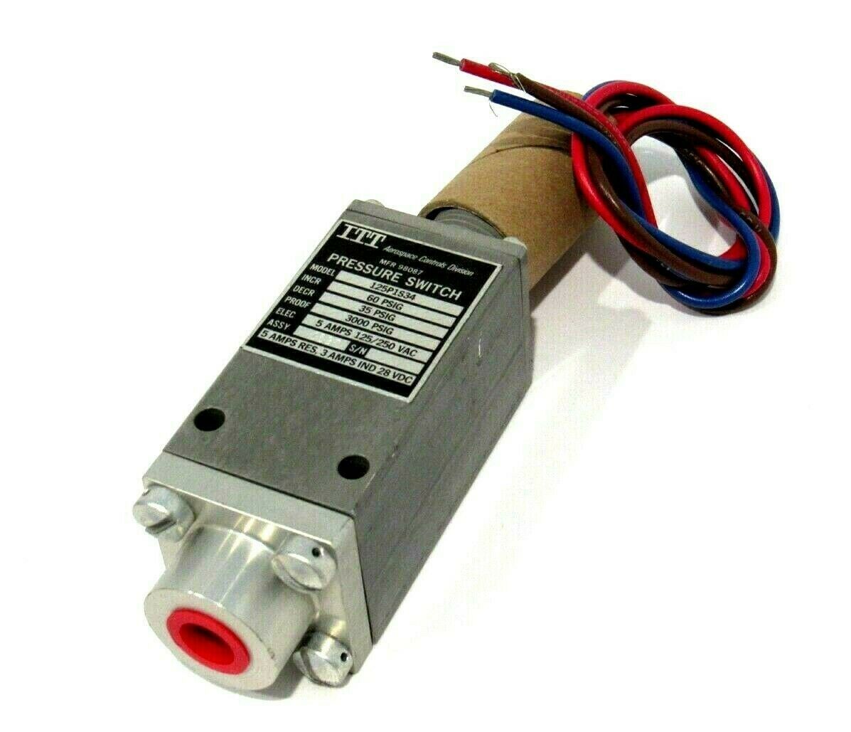 NEW ITT 125P1S34 PRESSURE SWITCH - SB Industrial Supply, Inc.