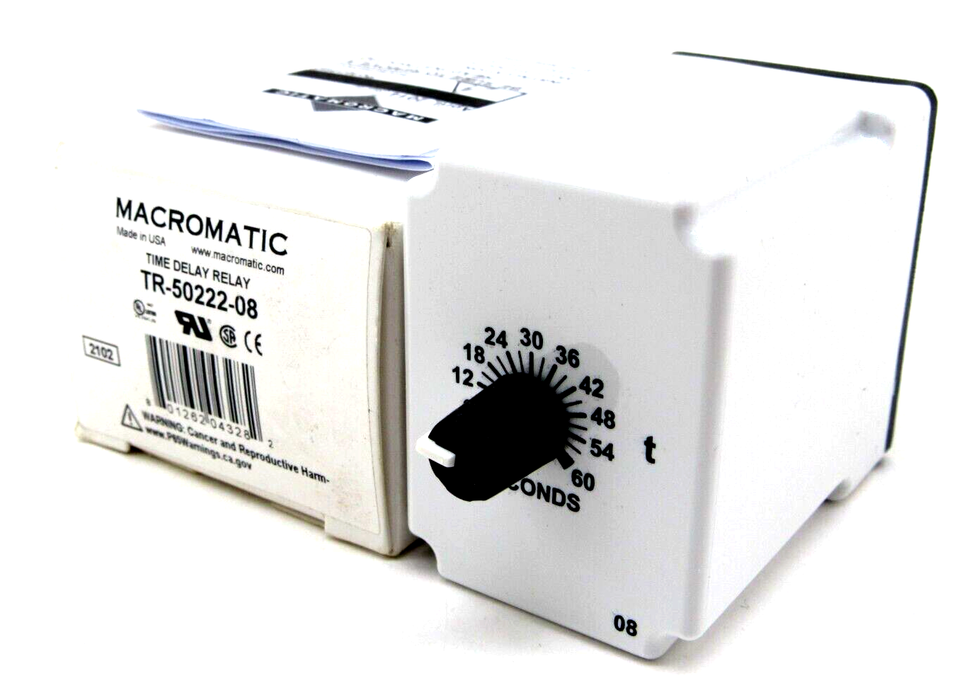 NEW MACROMATIC TR-50222-08 TIME DELAY RELAY TR5022208 - SB Industrial ...