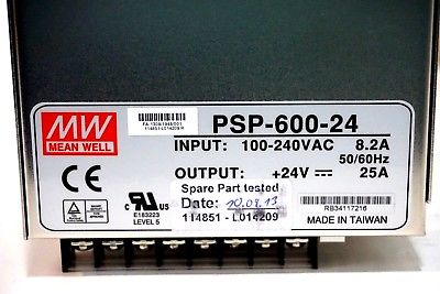 NEW MEAN WELL PSP-600-24 POWER SUPPLY PSP60024 - SB Industrial Supply, Inc.
