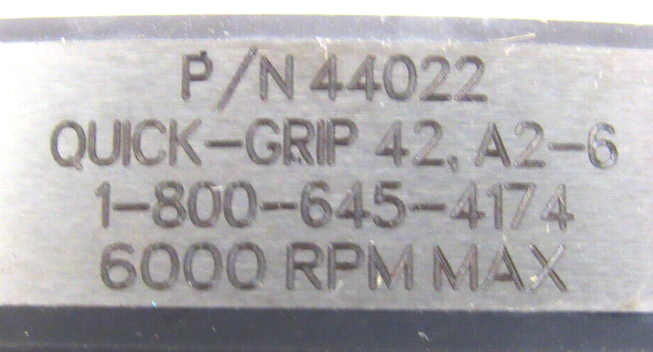 NEW ROYAL 44022 QUICK GRIP COLLET CHUCK 42 A2-6 - SB Industrial Supply ...