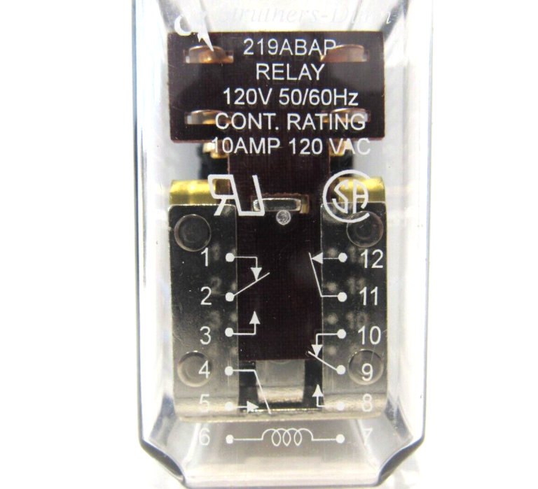 NEW STRUTHERS DUNN 219ABAP RELAY 120V 50/60HZ - SB Industrial Supply, Inc.