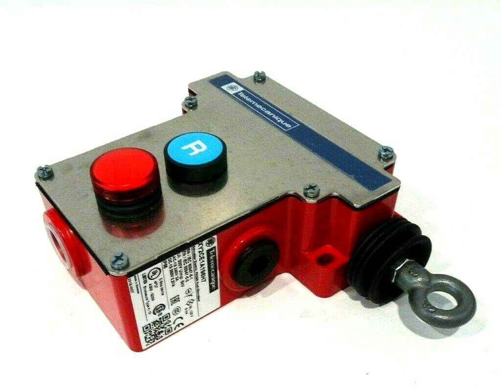 NEW TELEMECANIQUE XY2CE1A196H7 CABLE PULL SWITCH W/ CABLES - SB ...