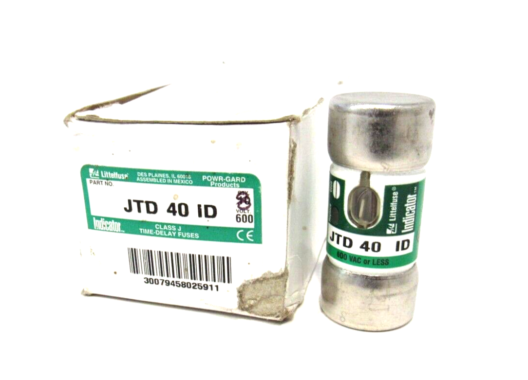 BOX OF 8 NEW LITTELFUSE JTD-40-ID FUSES JTD40ID - SB Industrial Supply ...