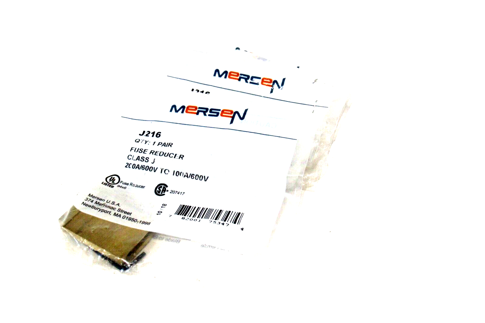 LOT OF 3 NEW MERSEN J216 FUSE REDUCERS - SB Industrial Supply, Inc.