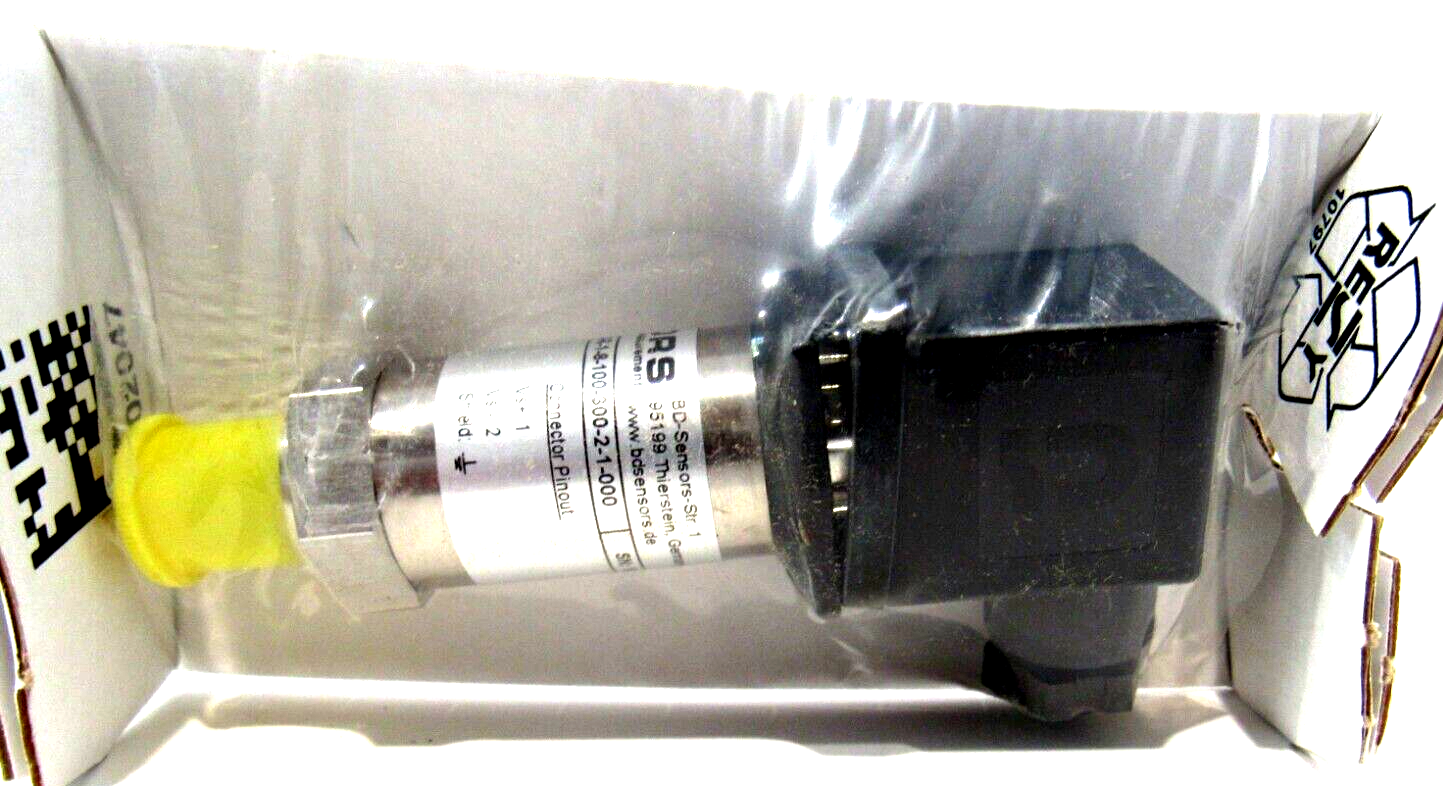 NEW BD SENSORS 30.600 G-2502-R-1-8-100-300-2-1-000 PRESSURE SENSOR 30. ...