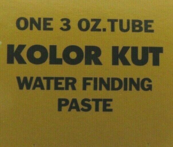 NEW BOX OF 12EA KOLOR KUT WATER FINDING PASTE 3 OZ TUBE - SB Industrial ...