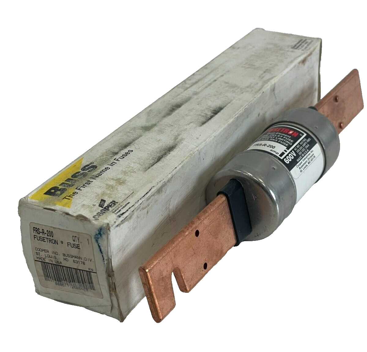 NEW COOPER BUSSMANN FRS-R-200 FUSE 600V FRSR200 - SB Industrial Supply ...