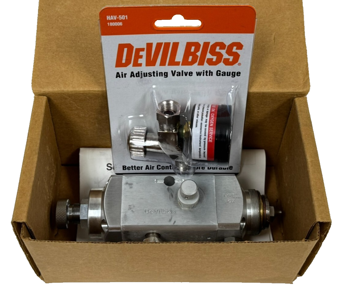 NEW DeVILBISS AGX-550-AC AUTOMATIC SPRAY GUN 400 S - SB Industrial Supply, Inc.
