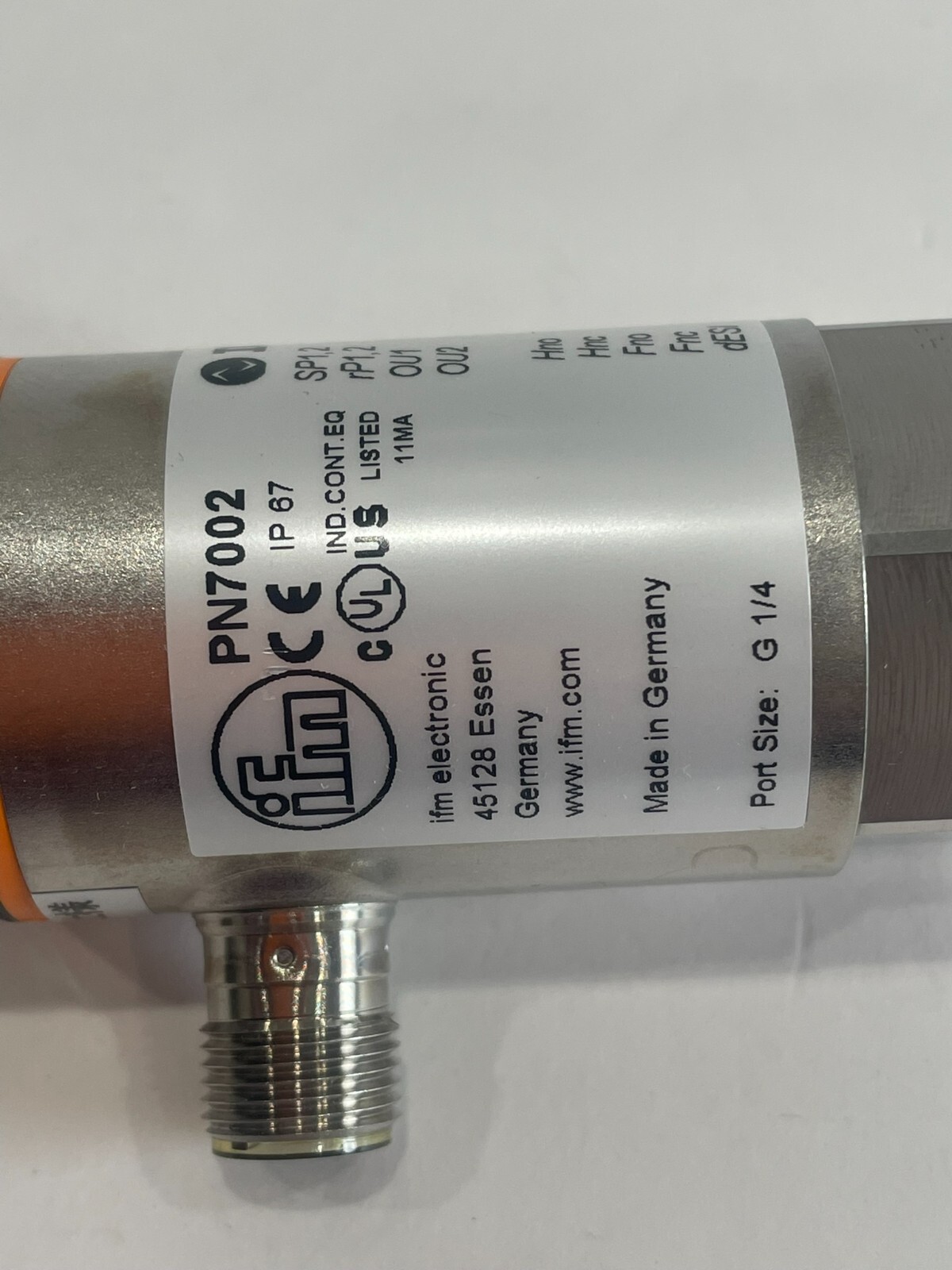 NEW EFECTOR PN-100-SBR14-QFRKG/US/ /V PRESSURE SENSOR PN7002 - SB ...
