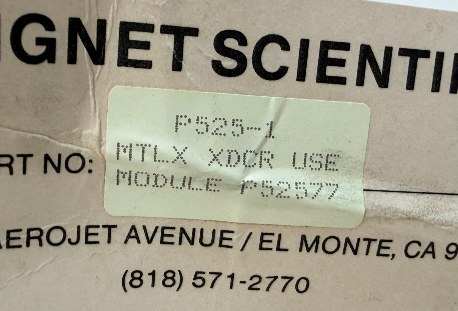 NEW GEORG FISCHER SIGNET P525-1 FLOW SENSOR MODULE P5251 - SB ...