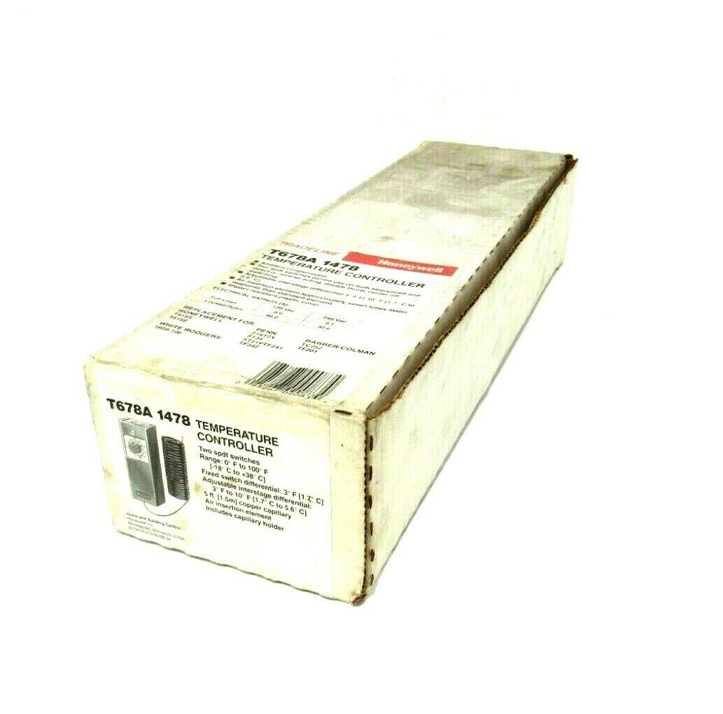 NEW HONEYWELL T678A-1478 TEMPERATURE CONTROLLER T678A1478 - SB ...