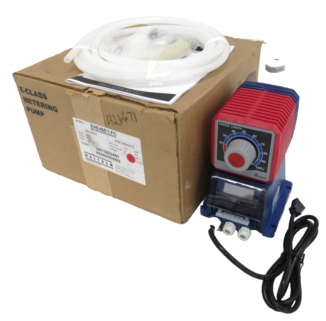 NEW IWAKI EHE46E1-FC METERING PUMP 12GPH EHE46E1FC - SB Industrial ...