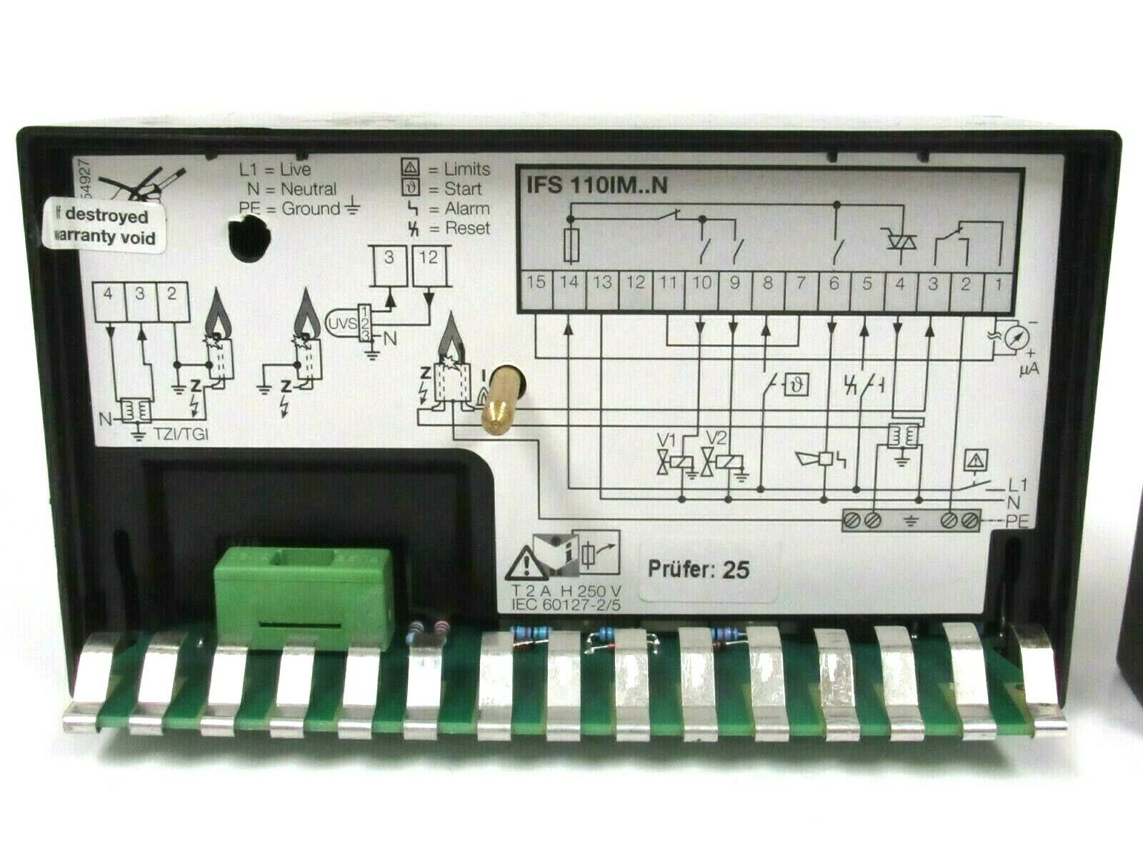 NEW KROM SCHRODER IFS110IM-5/1/1N 84367170 AUTOMATIC BURNER CONTROL ...