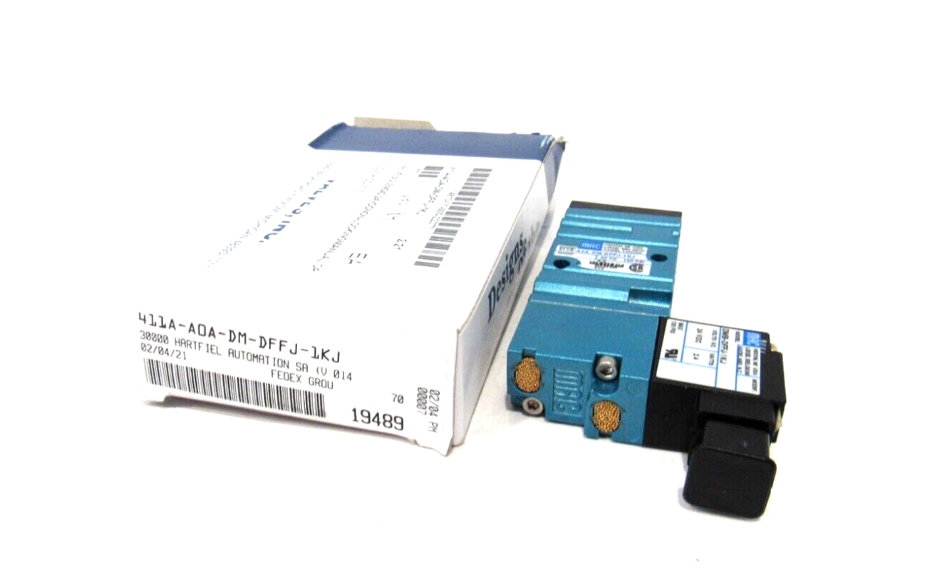 NEW MAC VALVES 411A-A0A-DM-DFFJ-1KJ SOLENOID VALVE 411AA0ADMDFFJ1KJ ...