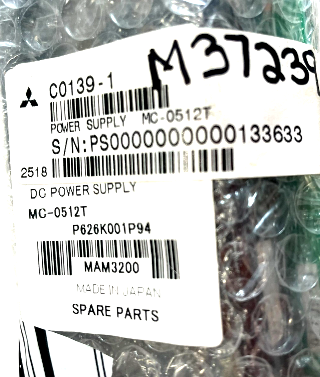 NEW MITSUBISHI MC-0512T POWER SUPPLY MC0512T - SB Industrial Supply, Inc.