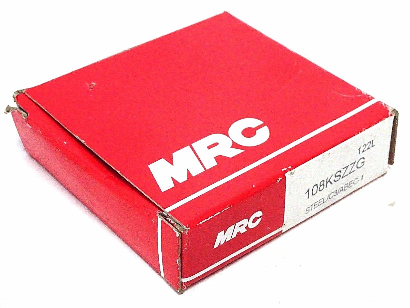 NEW MRC 108KSZZG SINGLE ROW BEARING - SB Industrial Supply, Inc.